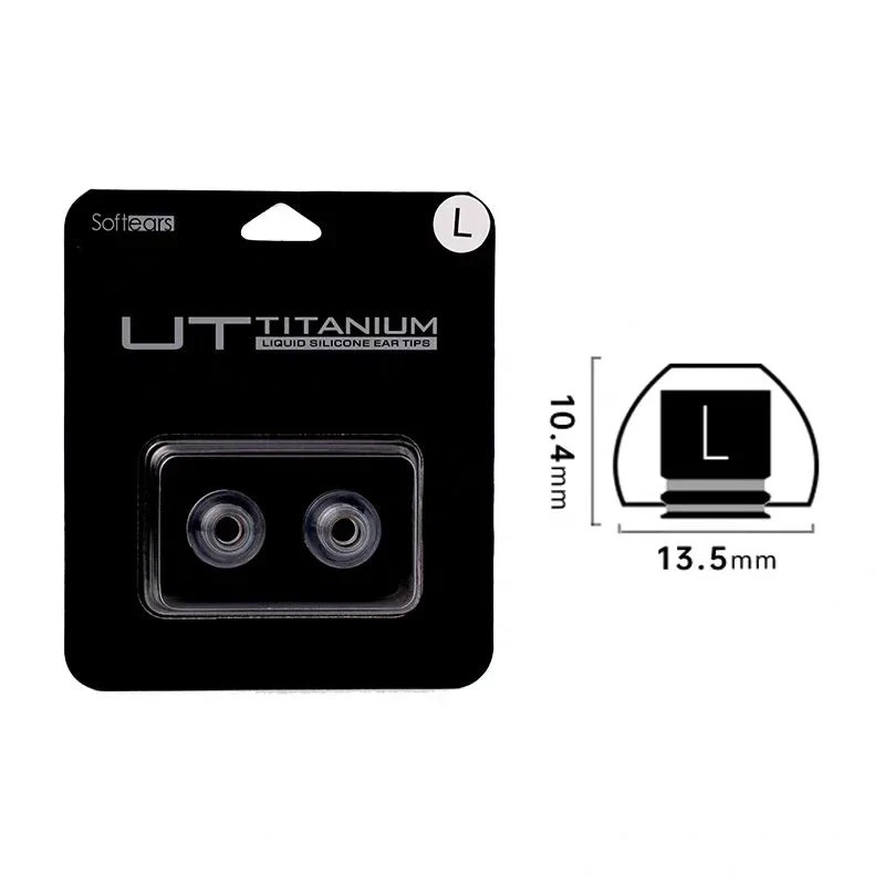 Softears UT Titanium Liquid Silicone Ear tips | L | HL02697.1
